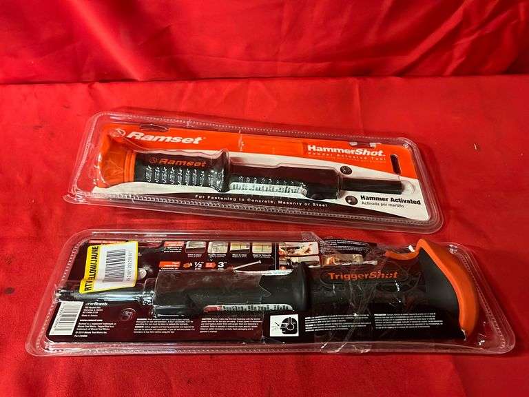 (2pcs) RAMSET HammerShot 0.22 Caliber Single Shot Tool and TriggerShot ...