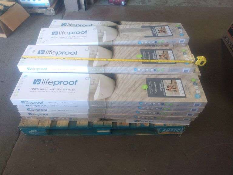 (P)LifeProof Ridge Core Vinyl Plank Flooring SKU 1002-916-936 Chiffon ...