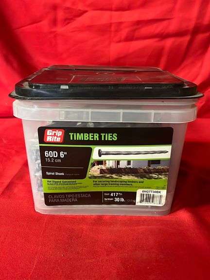 BRAND NEW Grip-Rite 6 in. x 3-Gauge 60-penny Exterior Galvanized Spiral ...