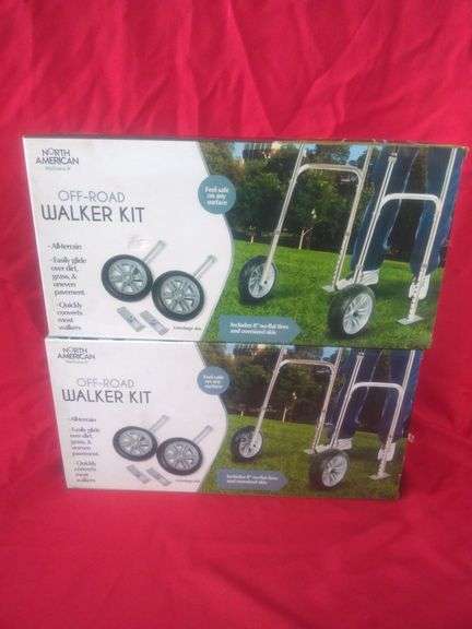 (2) North American Wellness Off-Road Walker Kit - Sierra Auction ...