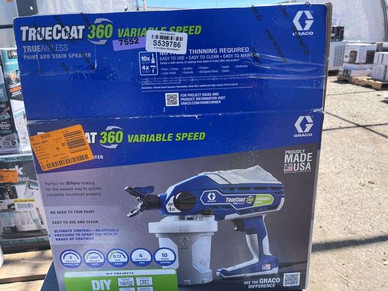 (1 Qty) TrueCoat 360 Paint Sprayer - Sierra Auction Management Inc
