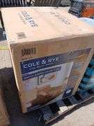 Cole & Rye Saddle Leather Swivel Chair - Sierra Auction Management Inc