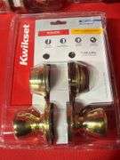 (3pcs) UNOPENED Kwikset 96900-253 Polished Brass Tylo Entry Lock with ...