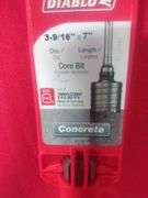 Diablo Core Bit 3-9/16 Diameter 7"Length for Concrete - Sierra Auction ...