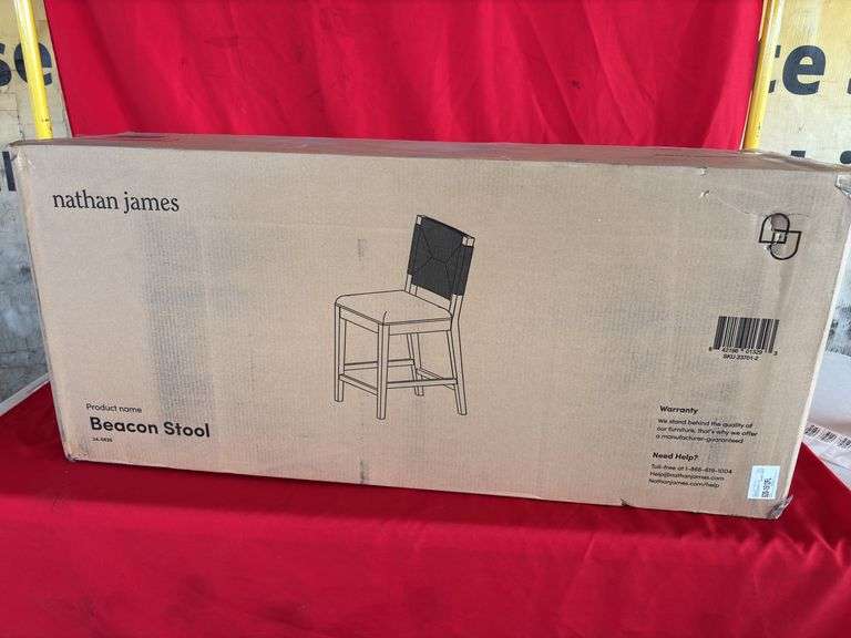 (2pc)Nathan James 24-0626 Beacon Stool (Box Unopened) - Sierra Auction ...
