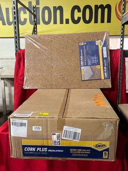 BRAND NEW (8) 5-Pack 1/4" (6 mm) Cork Plus Underlayment Sheets (40pcs ...