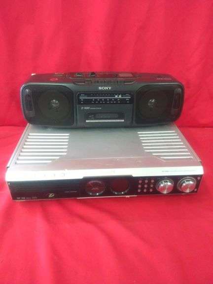 (2pcs) Phillips MX 5600D DVD Video Digital Surround System And Sony CFS ...