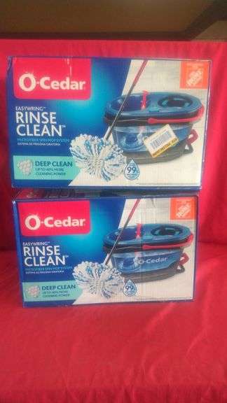 O-cedar Easywring Rinse Clean Microfiber Spin Mop System (2Pc) - Sierra ...