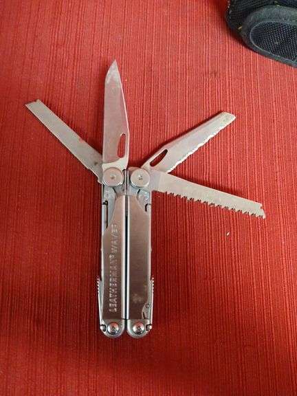LeatherMan Wave Pocket Knife - Sierra Auction Management Inc