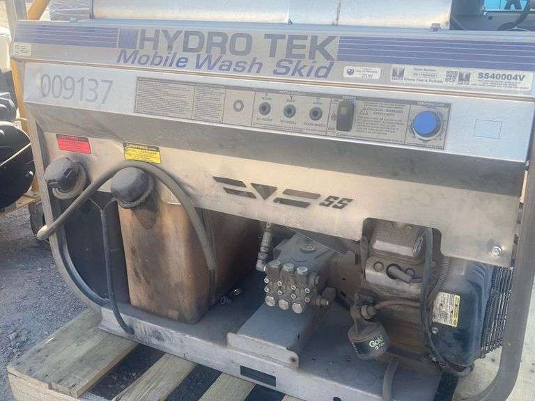 Hydro Tek mobile wash skid. - Sierra Auction Management Inc