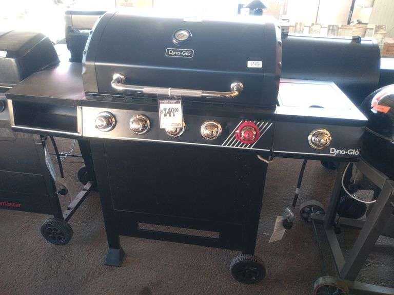 5-Burner Propane Gas Grill in Matte Black with TriVantage ...