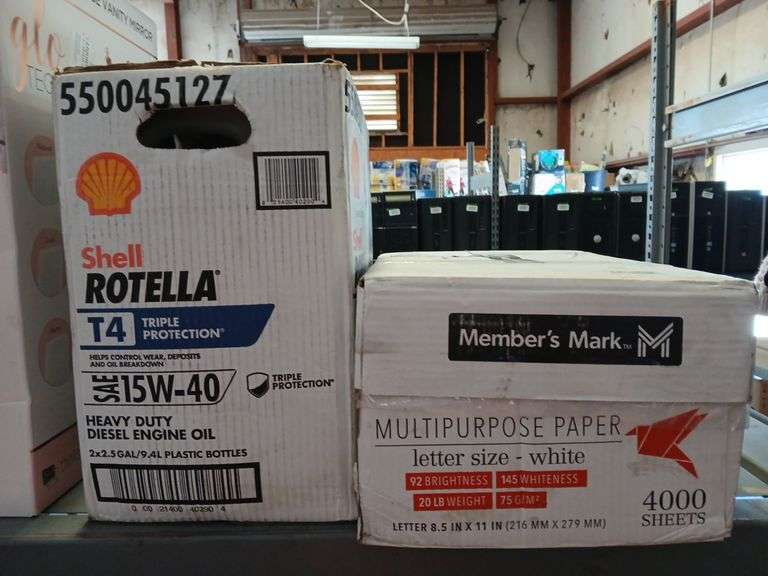 (1 Qty)Box Shell Rotella T4 HD Deisel Engine Oil 15W-40 2x2.5GAL, (1 ...