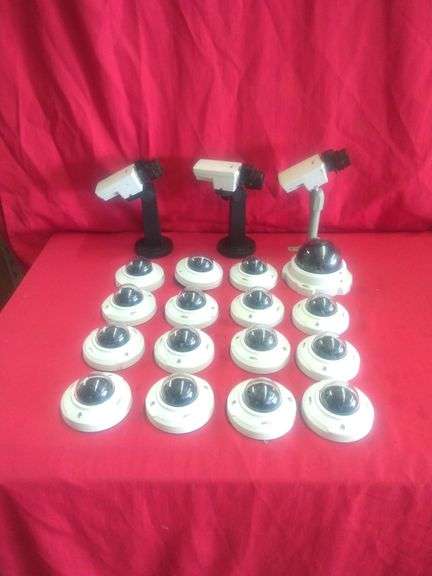 Axis Communication Home Security Cameras Model M3045-V, M3204, M1114 ...