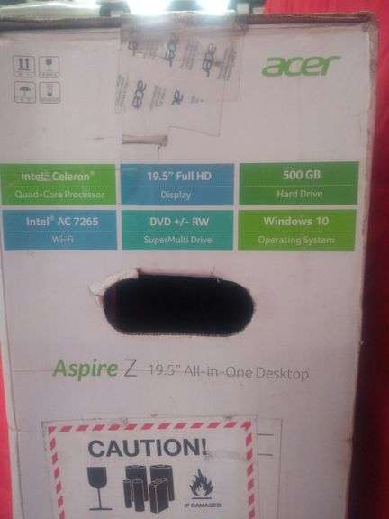 Acer Aspire Z AZC -700G-UW61 All-in-One Desktop - Sierra Auction Management Inc