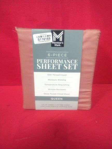 6-Piece Performance Sheet Set - Sierra Auction Management Inc