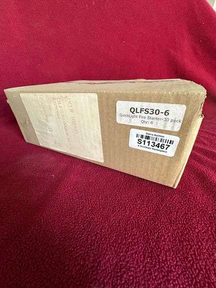 Quicklight Fire Starter (6 packs / 30 per pack) - Sierra Auction Management Inc