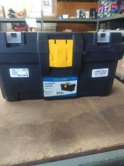 Workforce 16in Tool Box With Tools Inside - Sierra Auction Management Inc