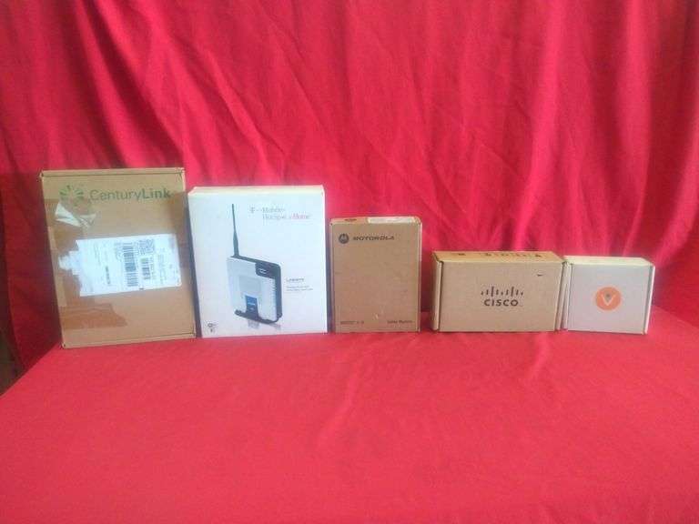 (6Pc) Wireless Modem, Wireless Router Brands Century Link, Cisco, D ...