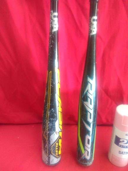 (6Pc) 2 Baseball Bat and 4 Can Spray Paint (1Empty) - Sierra Auction ...