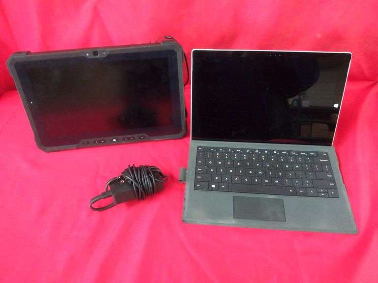 (2pc) Surface Window 8 Pro 128 GB, W/Keyboards/ Charger, Dell Tablet ...