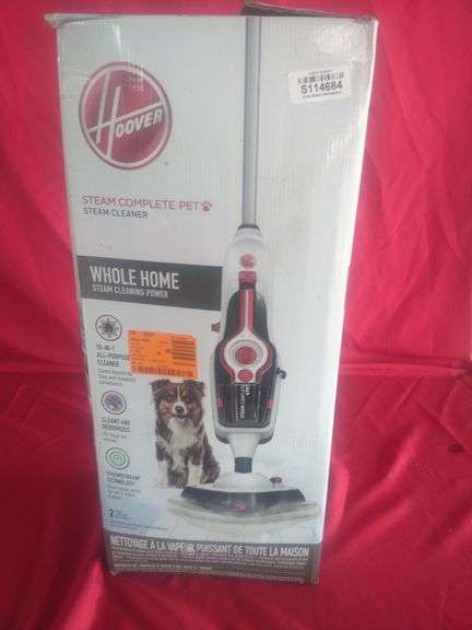 Hoover Steam Complete Pet Steam Cleaner - Sierra Auction Management Inc