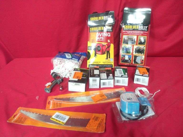 Box of Assorted Tools Supplies (2) Fiskar Fits Fiskars Pole Saw Model ...