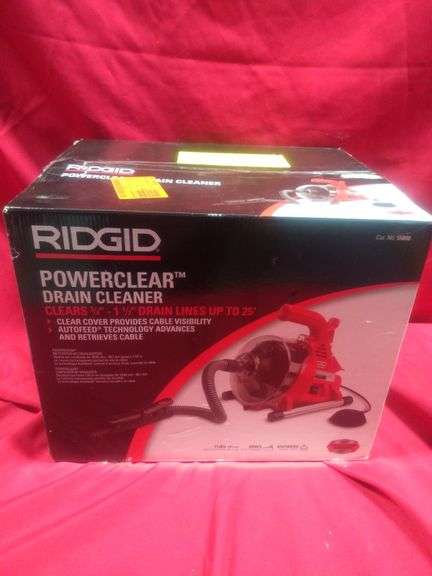 Ridgid Power Clear Drain Cleaner - Sierra Auction Management Inc