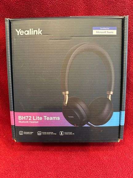 Yealink BH72 Lite Teams Bluetooth Headset - Sierra Auction Management Inc
