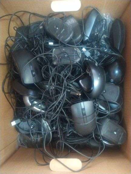 Box with Assorted Computer Mouse - Sierra Auction Management Inc