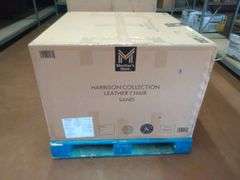 (P) Harrison Collection Leather Chair Sand 990384207 - Sierra Auction ...