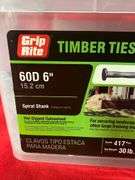 BRAND NEW Grip-Rite 6 in. x 3-Gauge 60-penny Exterior Galvanized Spiral ...