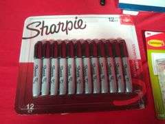 (4pc) Insignia Monitor Riser, Sharpie 12 CT, 3M Command Large Picture ...