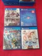 Box With Assorted PlayStation 4 Games, Controller, And Power Stand ...