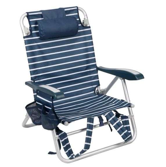 (2Pc) Beach Chair Indigo Sky Item 990374086 and Beach Chair Sun Burst ...