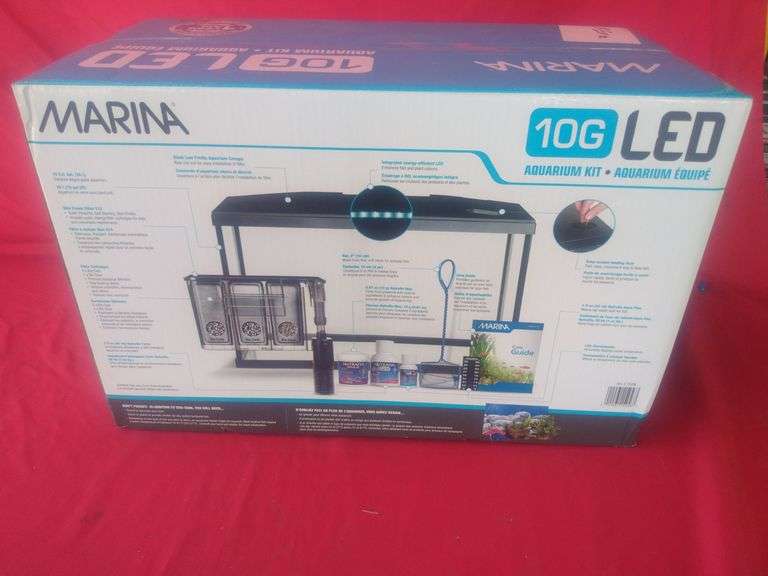 Marina 10G LED Aquarium Kit 15256 - Sierra Auction Management Inc