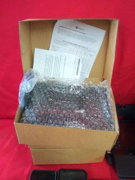 Box of Poly Model VVX EM 50 , Poly Telephone Model VVX450 , Assorted ...