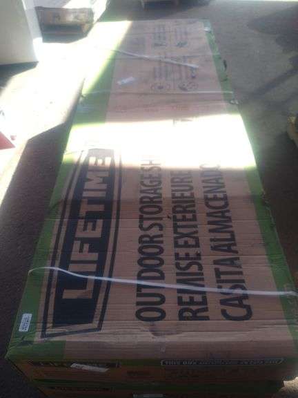 Lifetime Outdoor Storage Model:60370( Box Of 1/2 ) - Sierra Auction ...