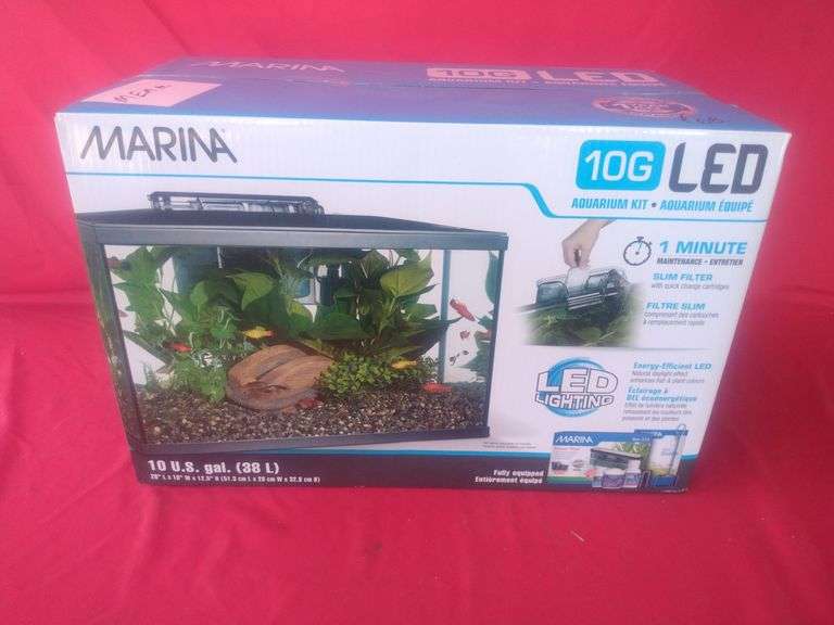 Marina 10G LED Aquarium Kit 15256 - Sierra Auction Management Inc