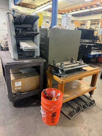 Group of Misc Items Including- Neopost DS-70 Folder Inserter w/ 3 Sheet ...