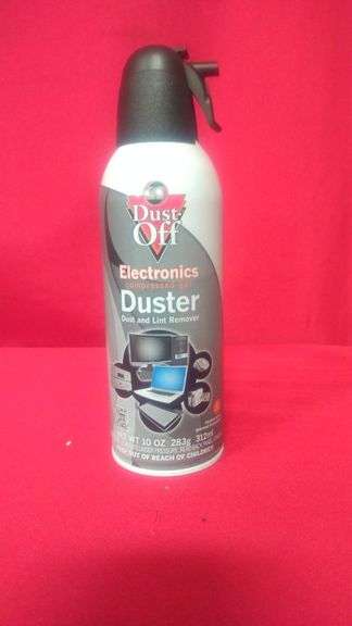 Box with Dust Off Electronic Compressed Gas Duster (12Pc) - Sierra ...