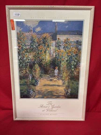 The Artists Garden At Vetheuil (French Artist Claude Monet) - Sierra ...