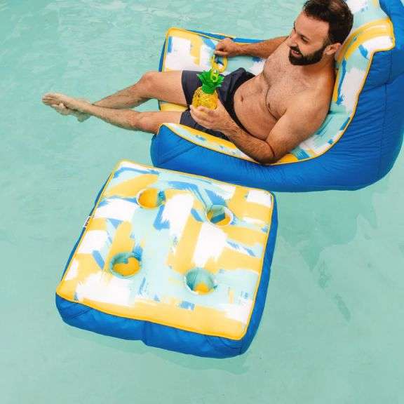 Big Joe Captains Float 2.0 With Cup Holder - TropicalBig Joe Captains ...
