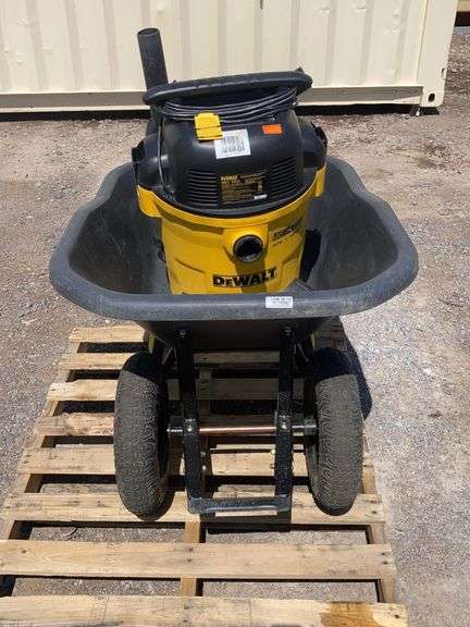 DeWalt shop vac and Gorilla two wheel barrow. - Sierra Auction ...