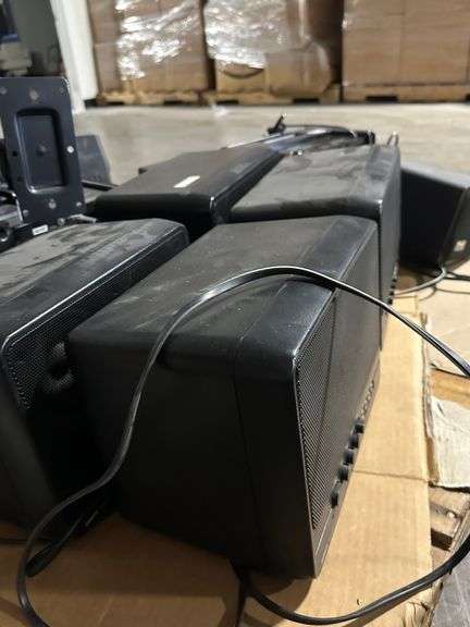 (P) With Approx. (11) Misc Speakers Including- Yamaha Monitor Speaker ...