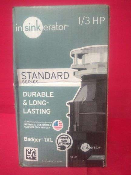 In Sink Aerator Food Waste Disposer 1/3 HP Standard Series - Sierra ...