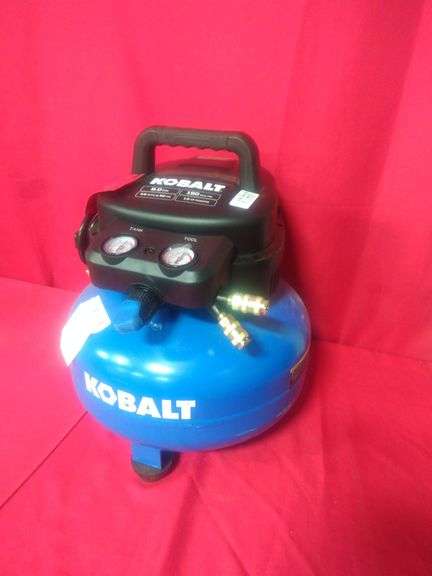 Kobalt Compressor 6.0 150 Max PSI Model 02106410 - Sierra Auction ...