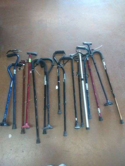 Assorted Walking Canes - Sierra Auction Management Inc