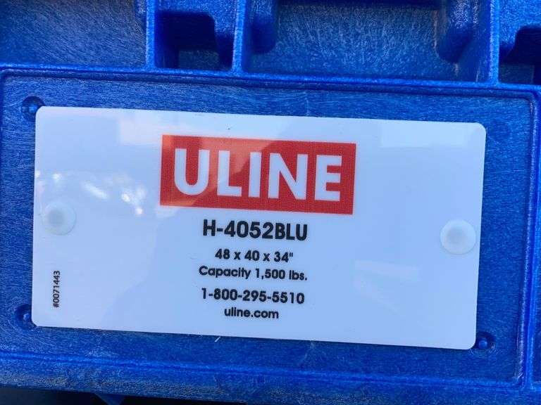 (5) U-Line forklift friendly collapsible bulk containers . - Sierra ...