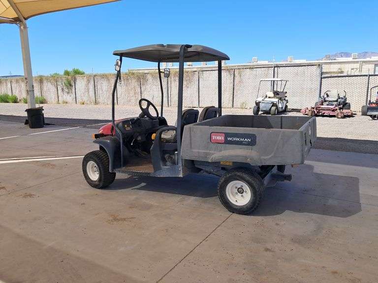 Toro Workman MD Utility Cart - Sierra Auction Management Inc