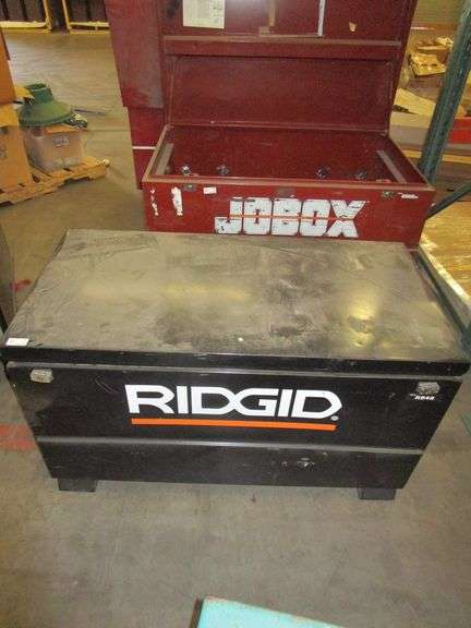 RIDGID Metal Tool Box 48"Lx24"Dx29"H - Sierra Auction Management Inc